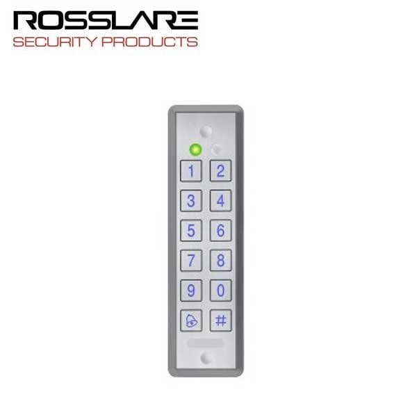 Rosslare ULTRA-SLIM PIEZO MULLION BACKLIT GOPROX & PIN READER-CONVERTIBLE ROS-AYC-E60N | Zoro